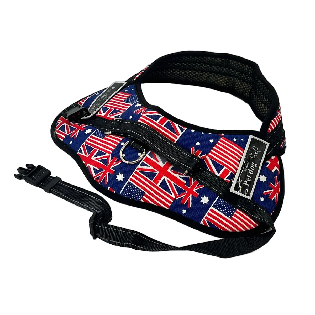 Ham Reglabil XXL pentru Caini – Design Patriotic Steag American ...