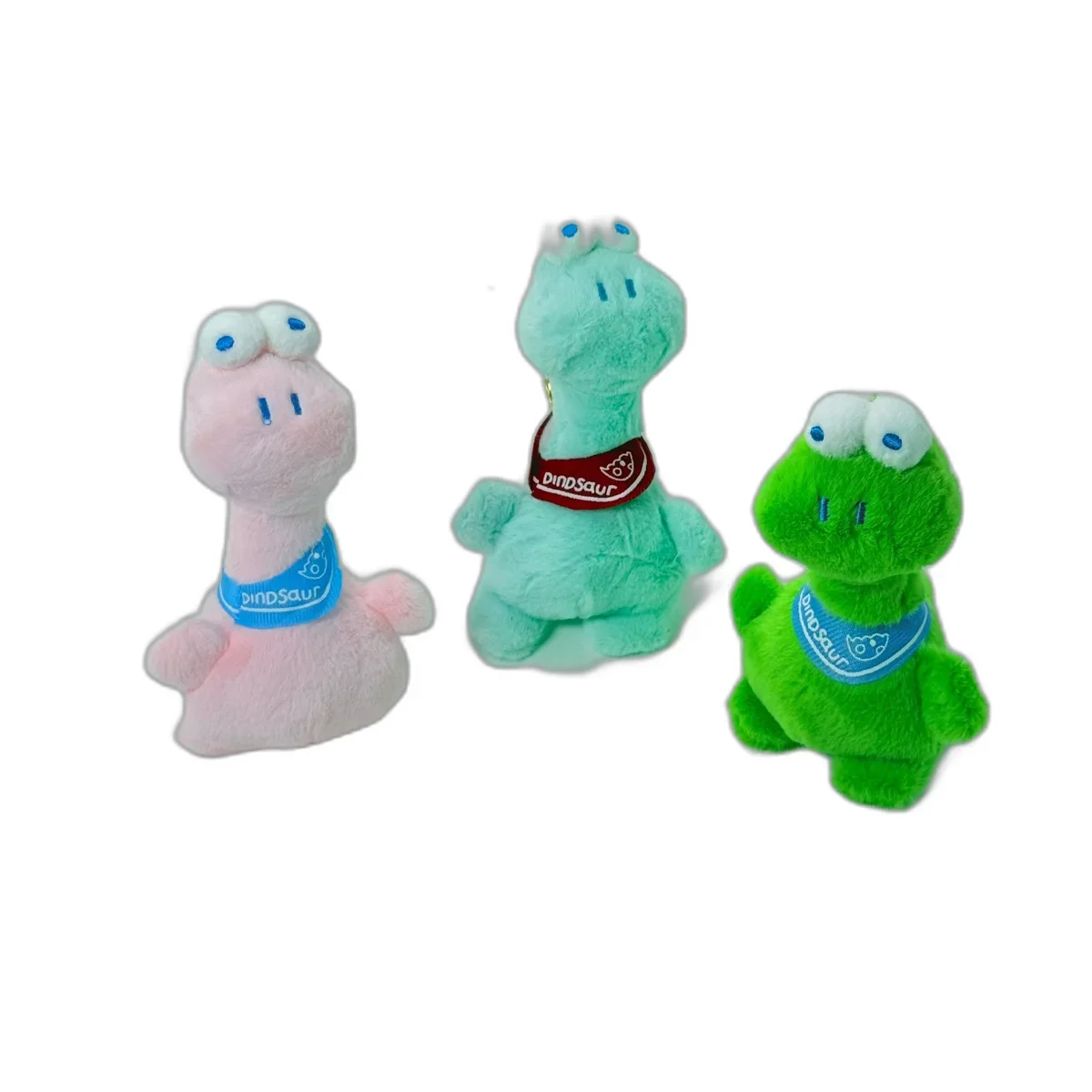 Breloc din Plus Dinozaur, Model Amuzant și Moale, Accesoriu Colorat ...